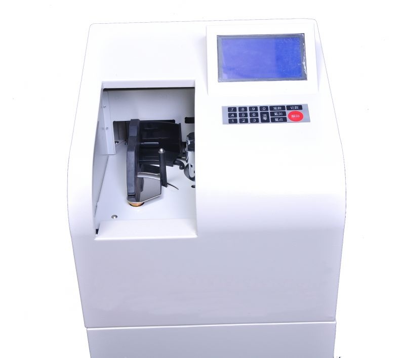 Bill banknote money vacuum note counter with auto door