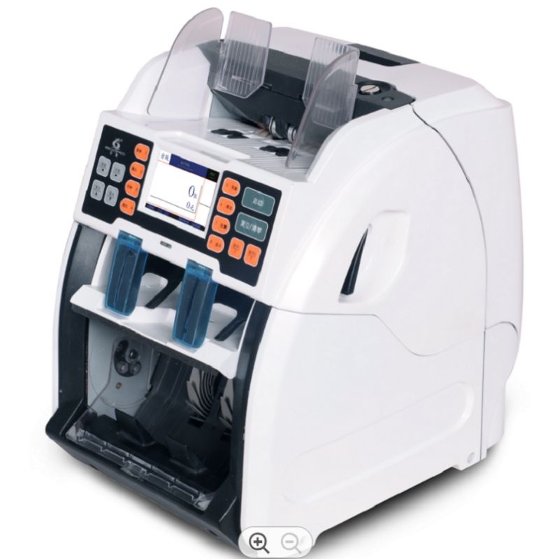 Mixed Denomination two pockets bill counter Banknote Sorter with IR UV ...